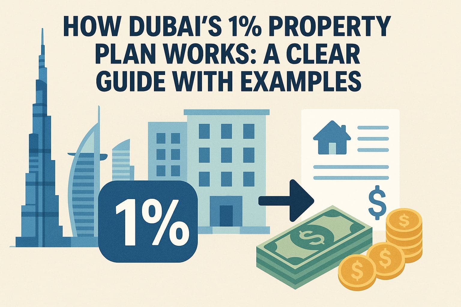 Dubai 1% Property Plan Explained: Pay Monthly, Own Easily